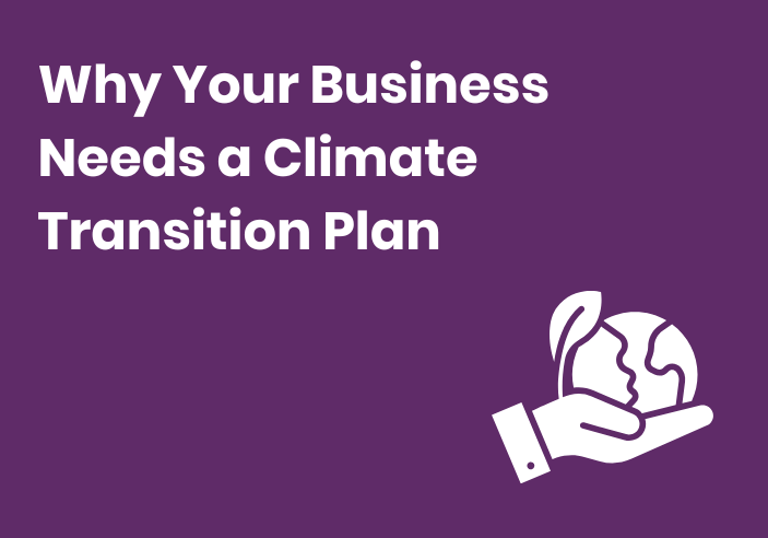 Why Your Business Needs a Climate Transition Plan